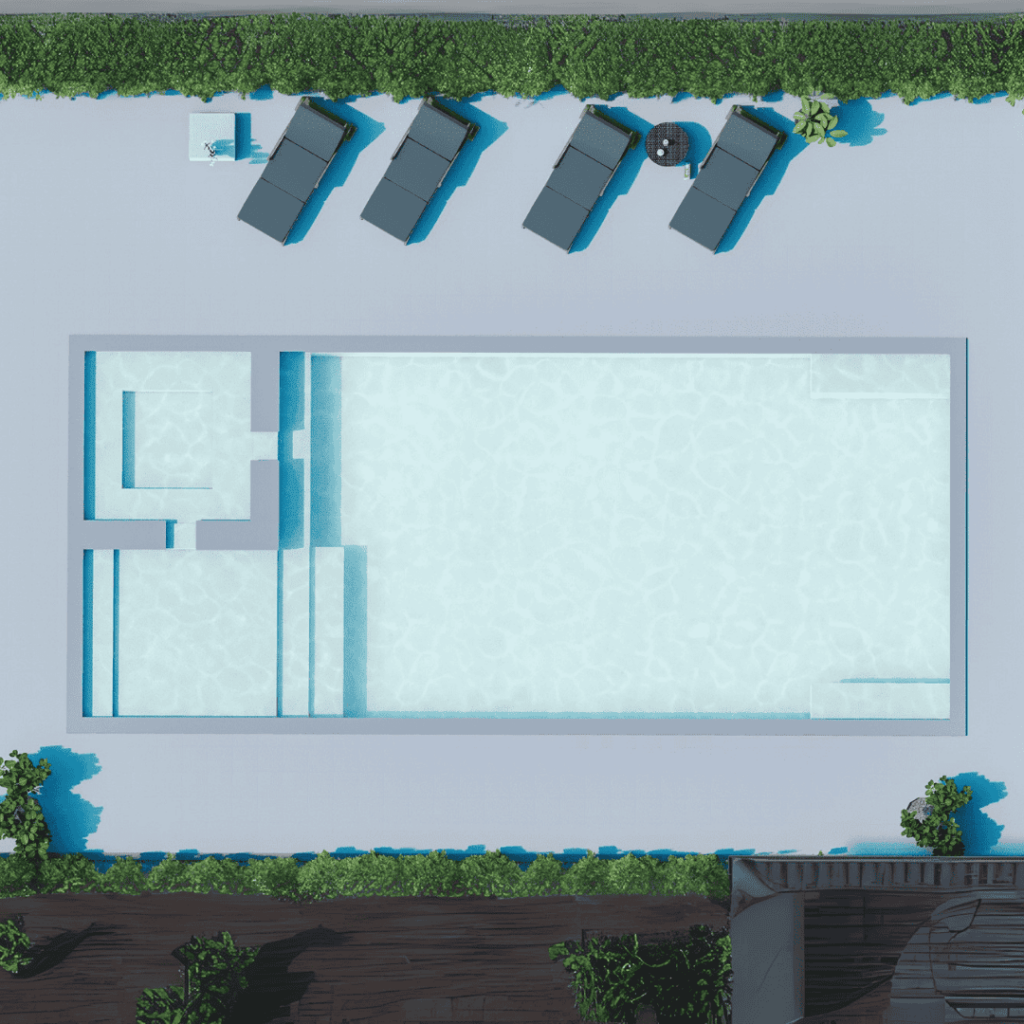 I Series - I30s fiberglass swimming pool in Apex | Parrot Bay Pools